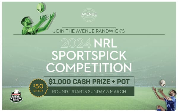 NRL Sports Pick - The Avenue Randwick